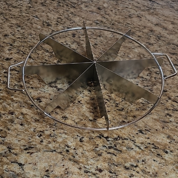 Kitchen | Stainless Steel Pie Divider Cake Cutter Pie Cutter 8 Slices ...